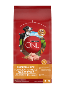 Purina ONE® Chicken & Rice Formula Dry Dog Food Review › Dog Food Reviews
