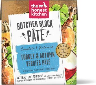 The Honest Kitchen Butcher Block Pate Dog Food Turkey & Autumn Veggies ...